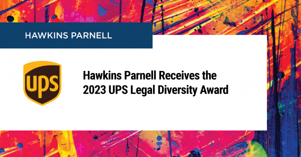 Hawkins Parnell Receives the 2023 UPS Legal Diversity Award
